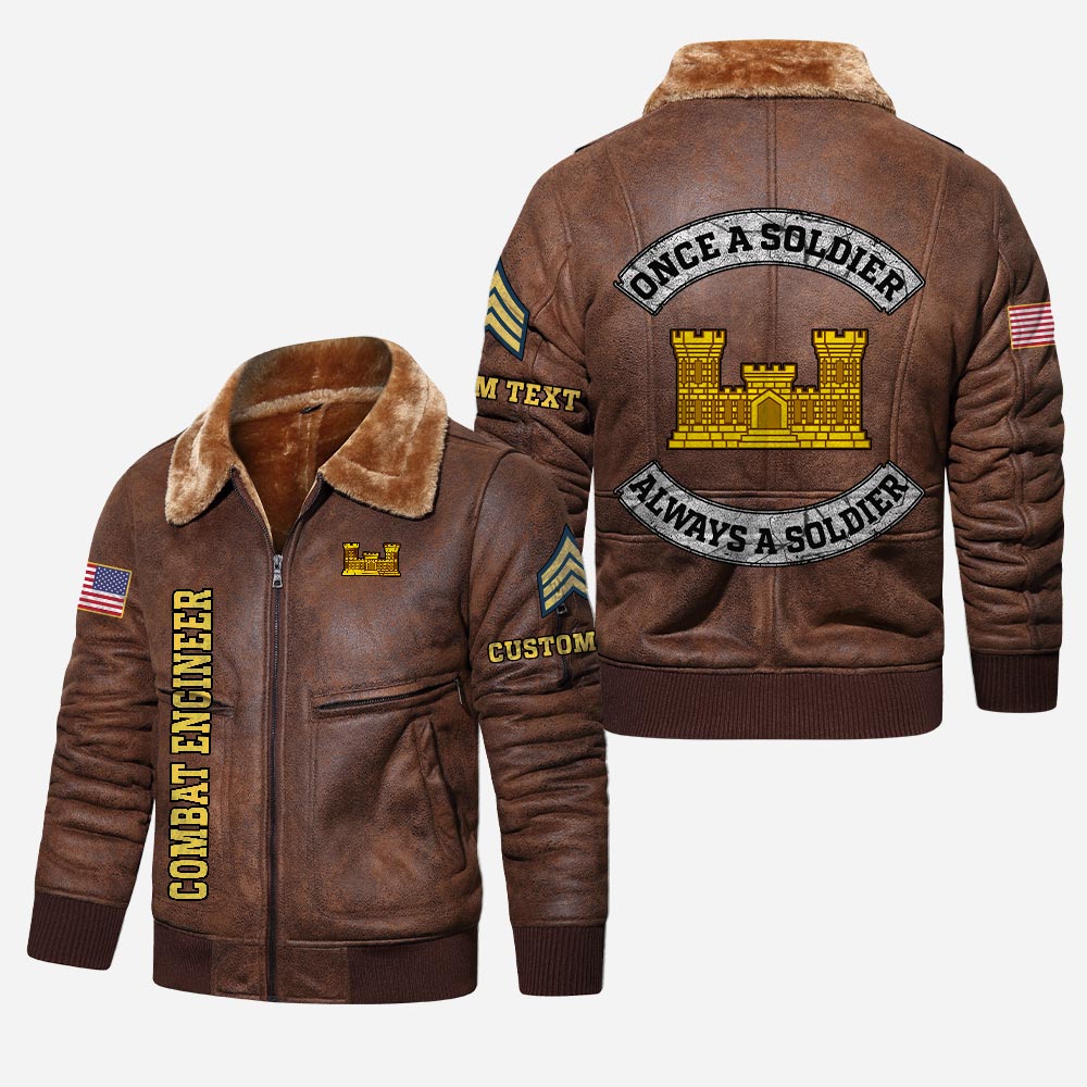 US Military - Leather Jacket For Veterans – Amazing Customize
