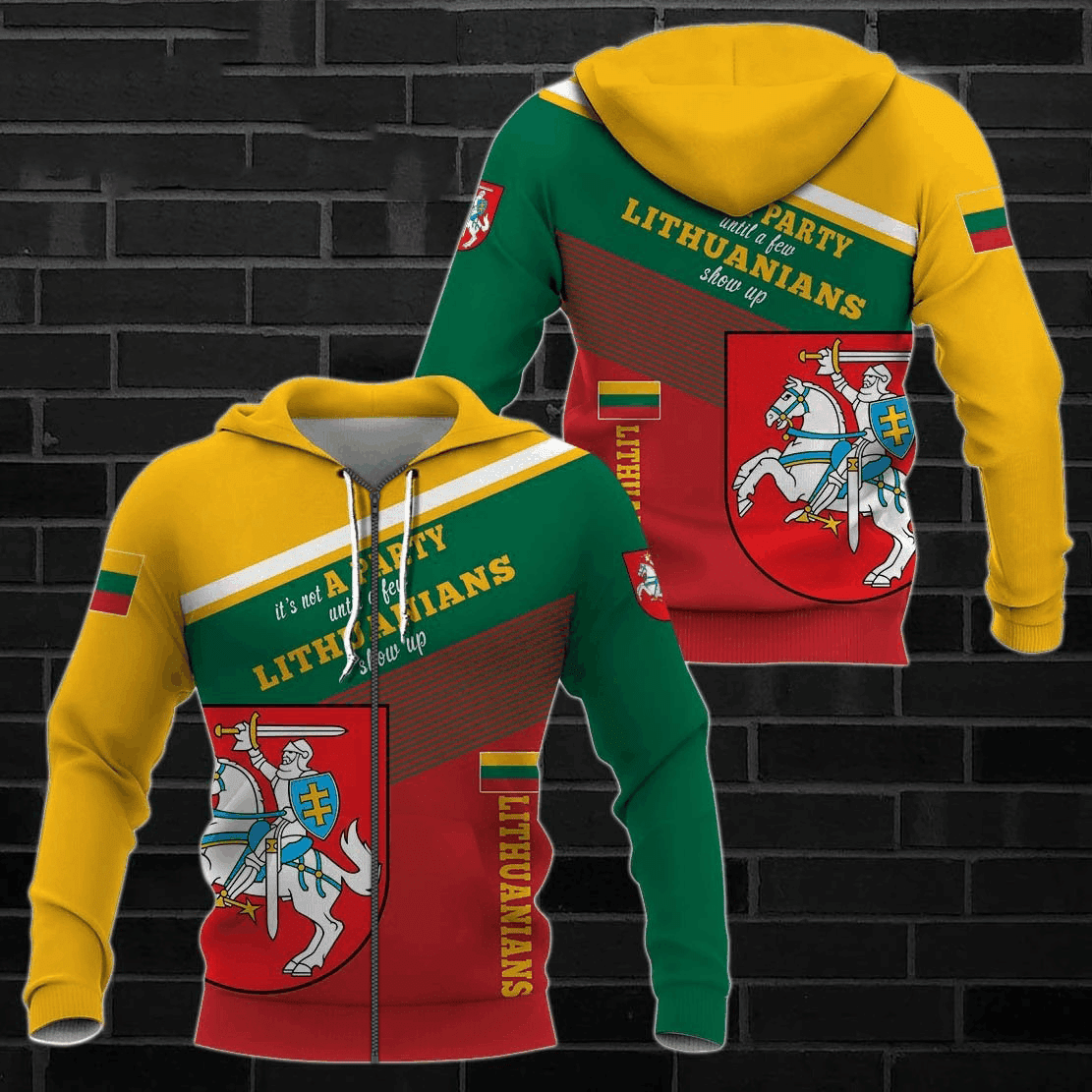 Lithuania Sport Style Unisex Adult Hoodies – Amazing Customize