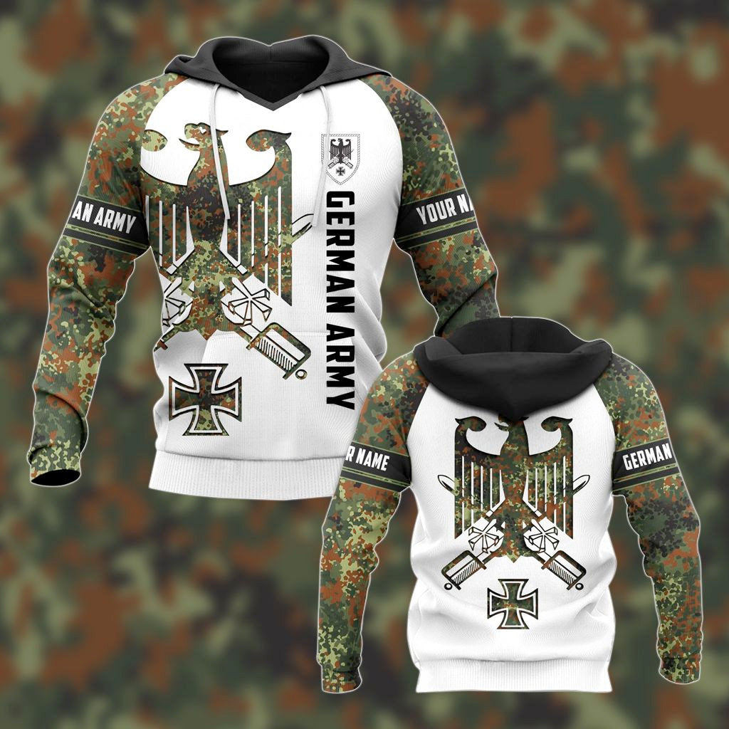Customize German Army Symbol Camo - White Unisex Adult Hoodies ...