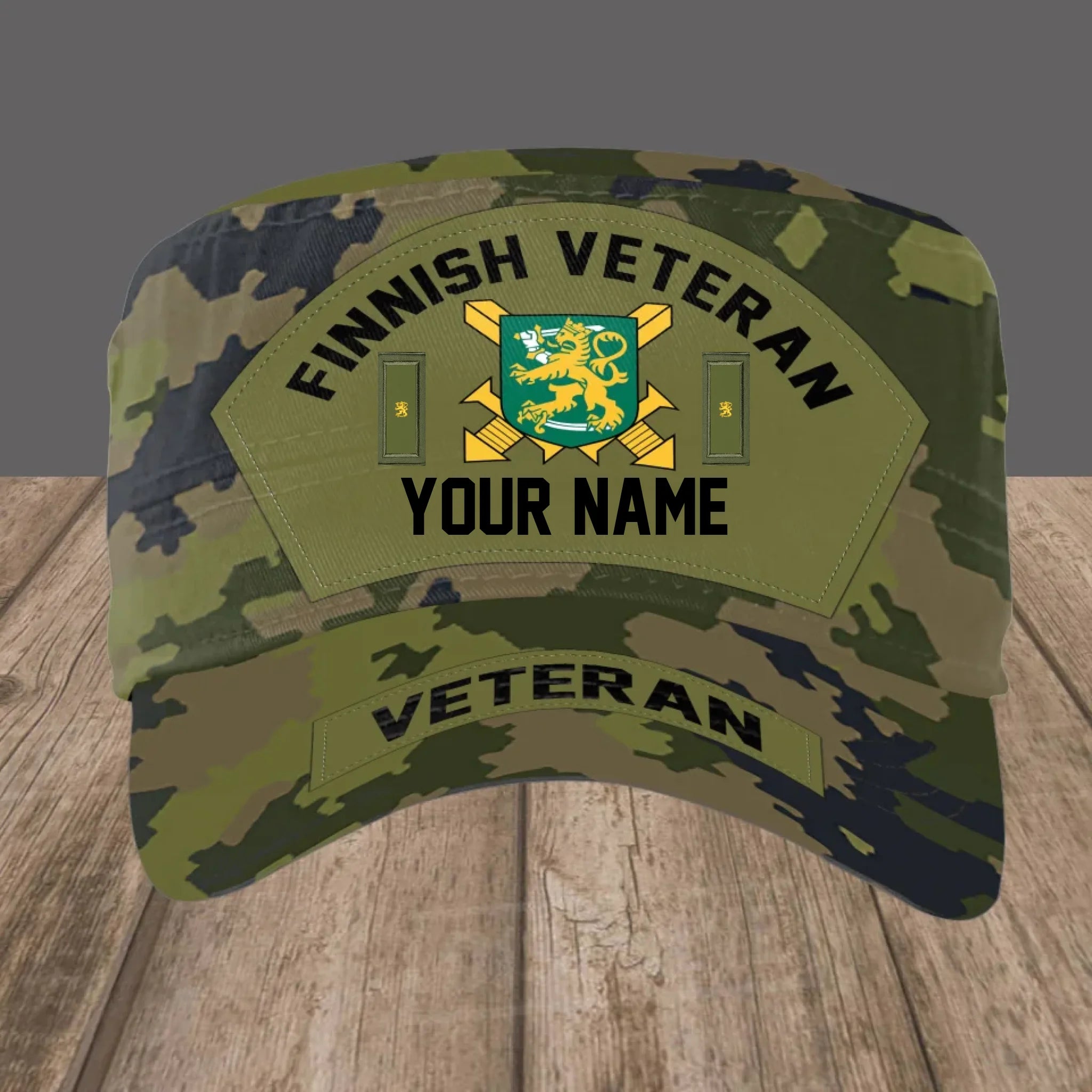 Personalized Finland Soldier/ Veteran With Name And Rank Military Cap ...