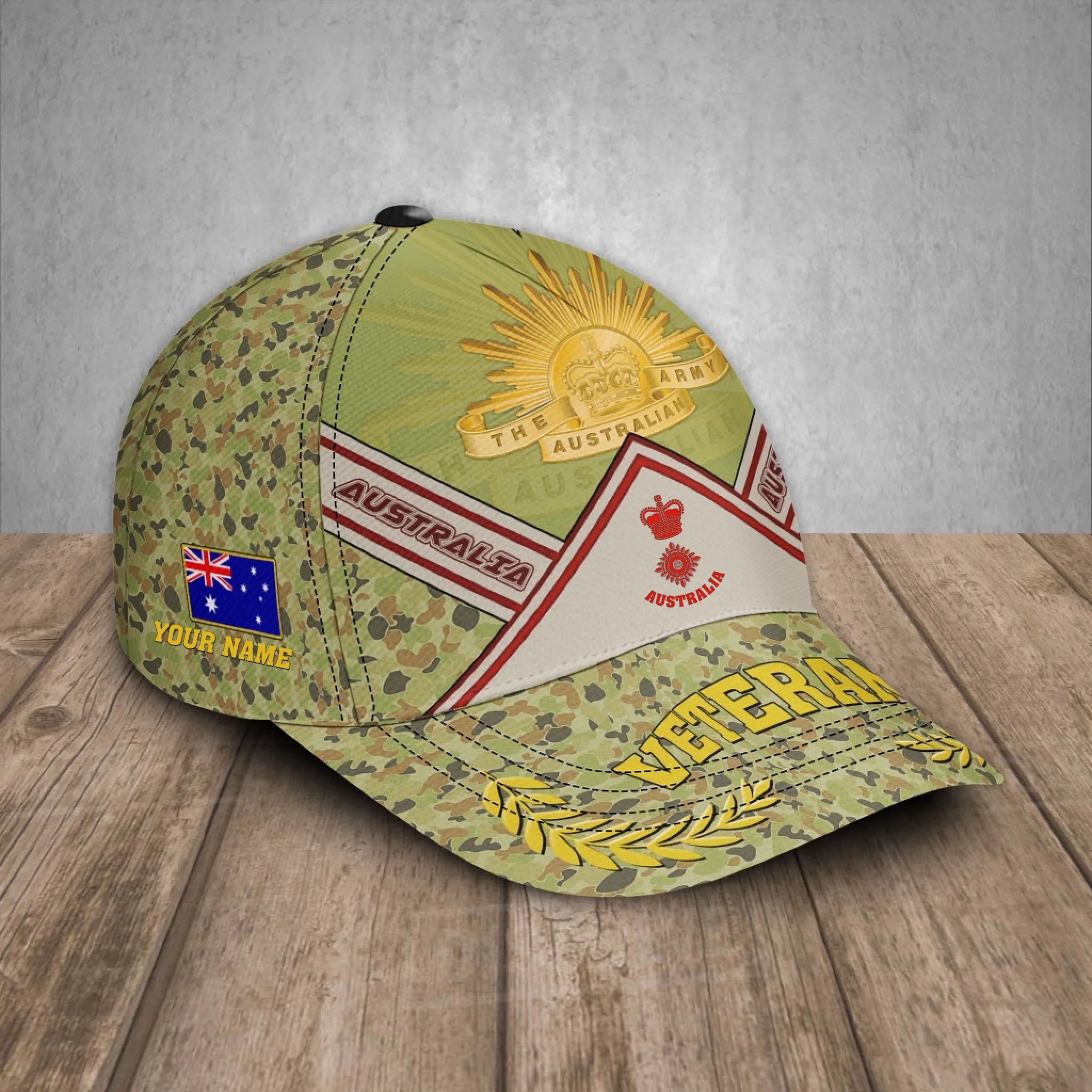 Australian Military Tribute Cap – Custom Rank and Year Option - 175746 ...