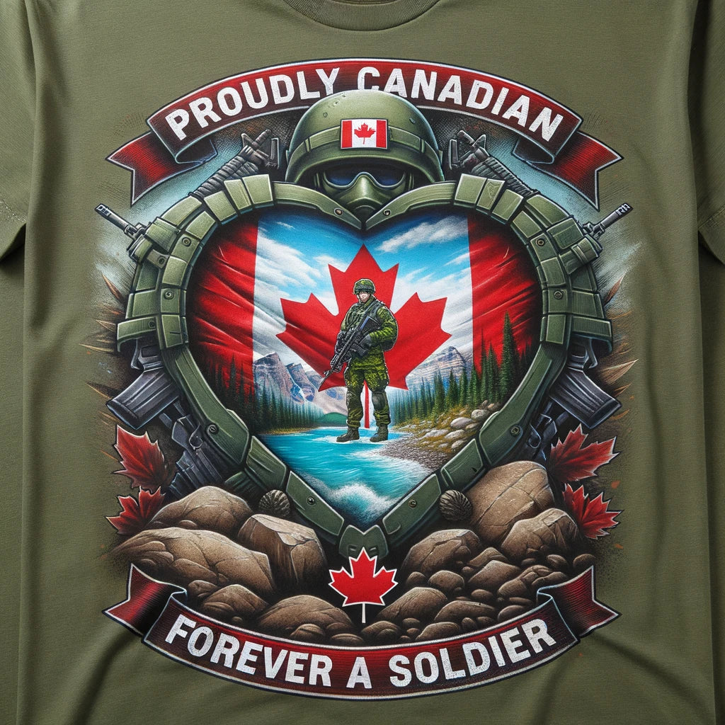 Proudly Canadian, Forever a Soldier – Amazing Customize