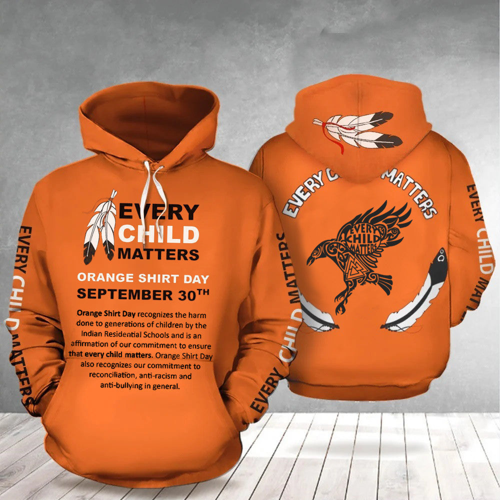 Raven Every Child Matters Hoodie Every Child Matters Orange Shirt Day ...
