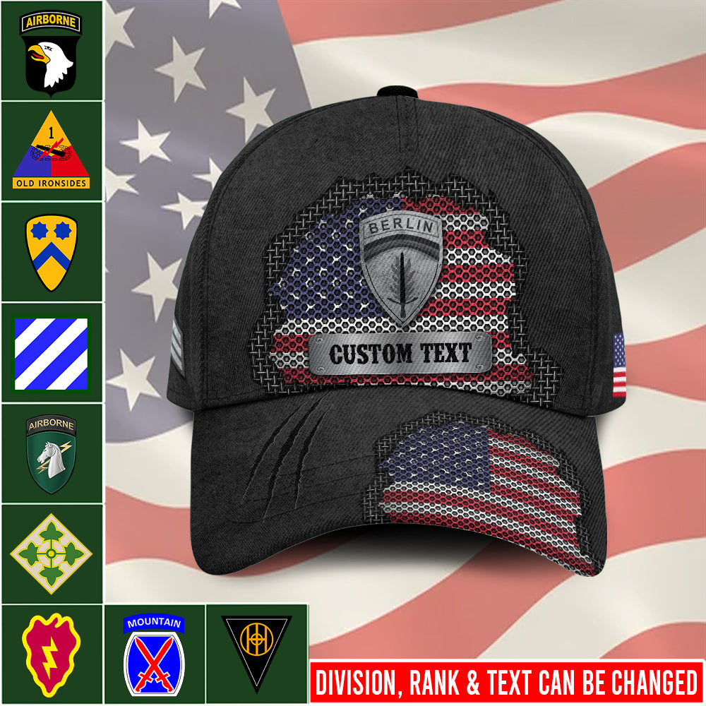 US Military – Army Division All Over Print Cap – Amazing Customize
