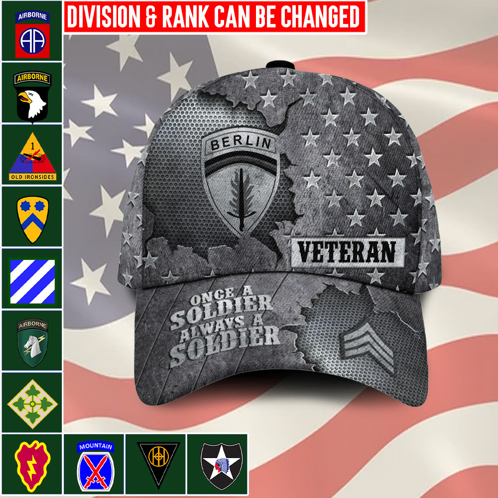 US Military – Army Division All Over Print Cap – Amazing Customize