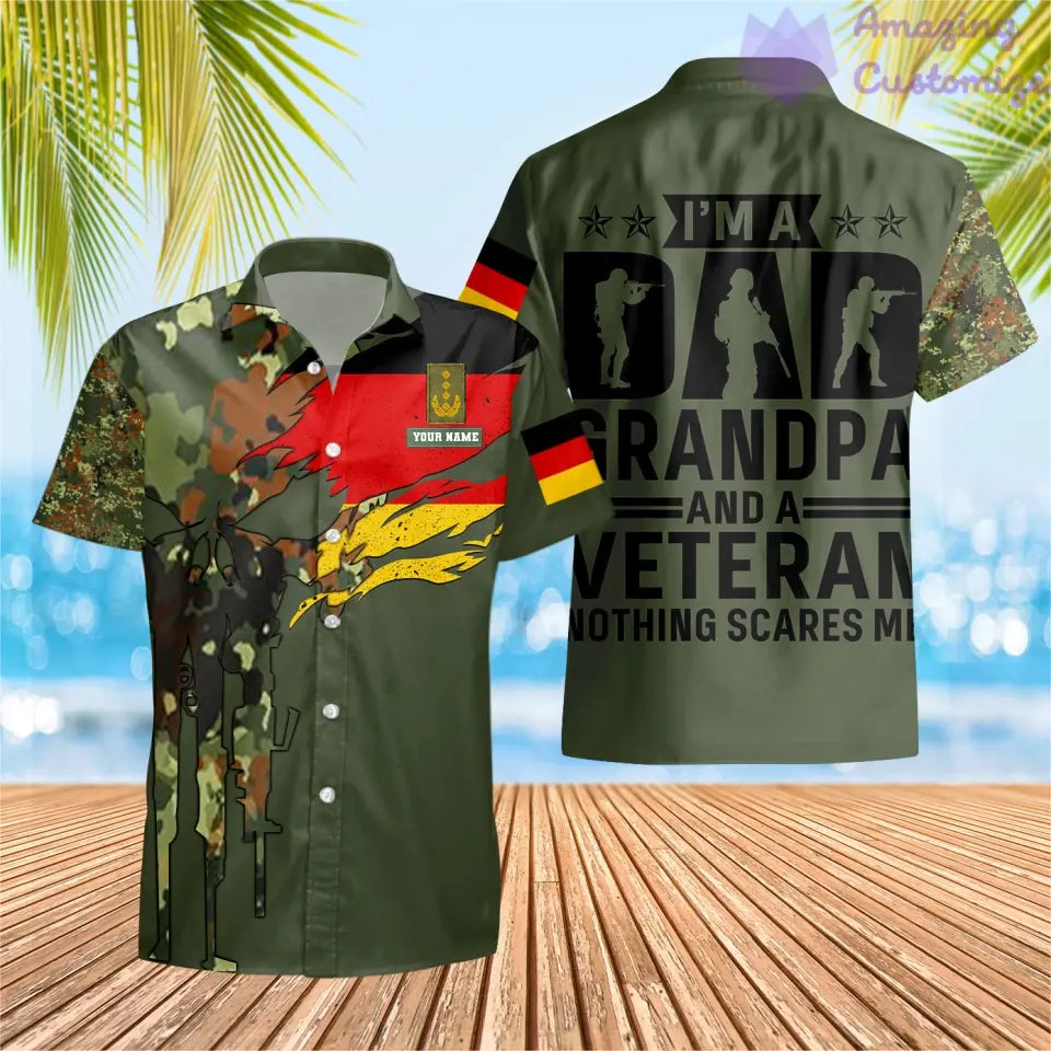 Personalized Germany Solider/ Veteran Camo With Name And Rank Hawaii S ...