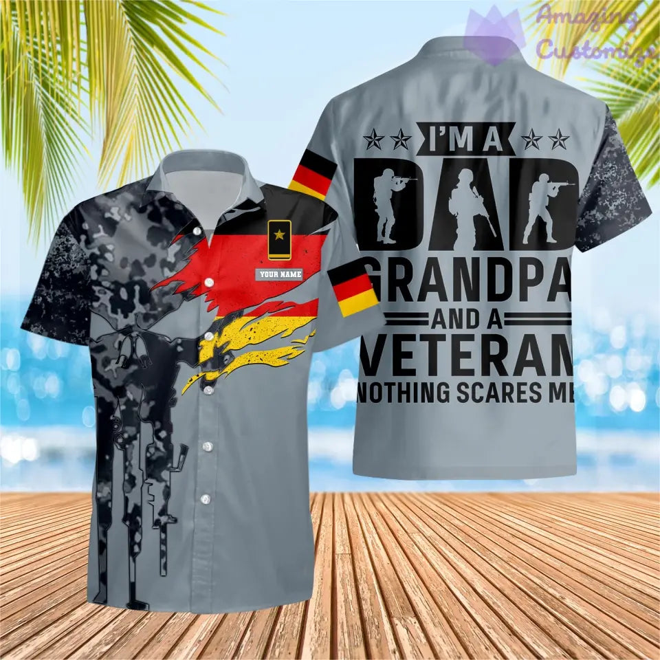 Personalized Germany Solider/ Veteran Camo With Name And Rank Hawaii S ...