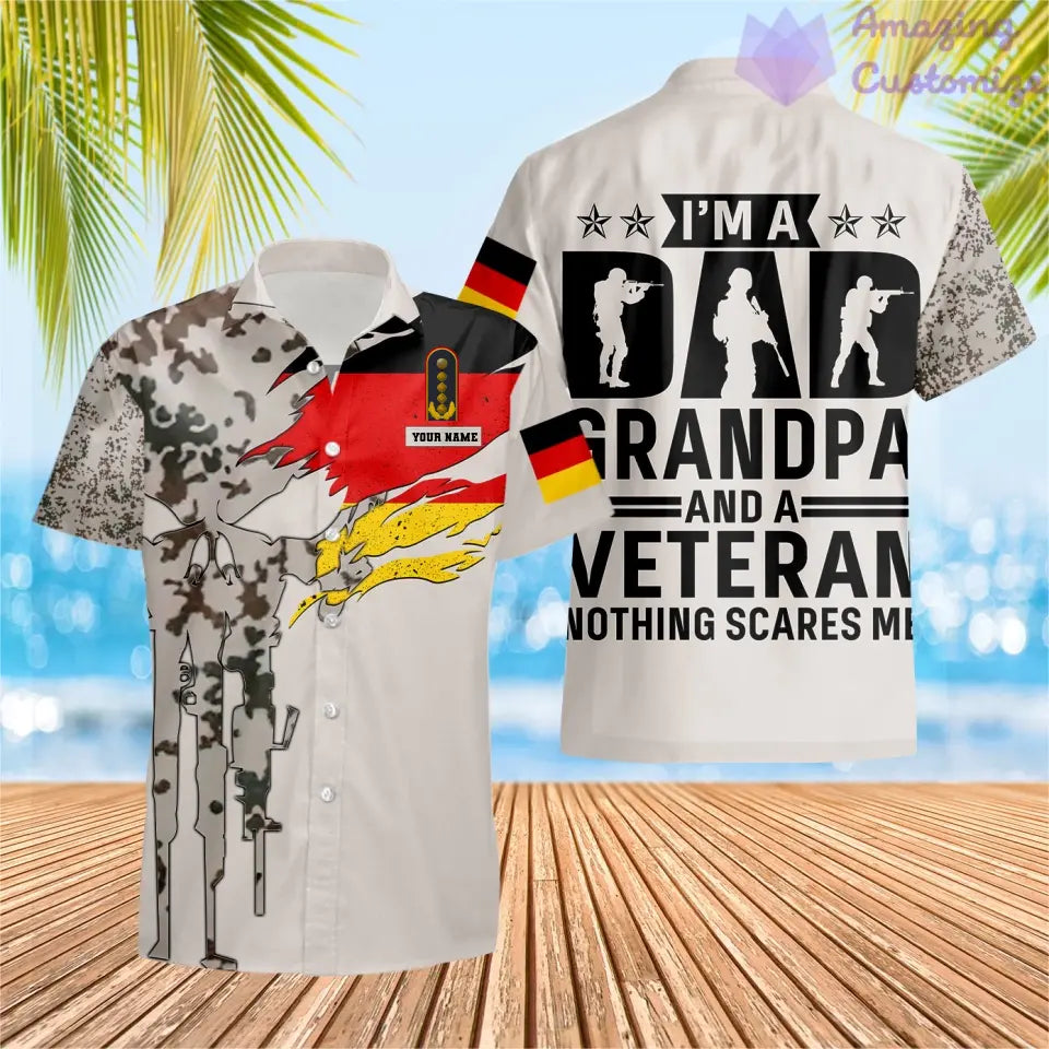 Personalized Germany Solider/ Veteran Camo With Name And Rank Hawaii S ...